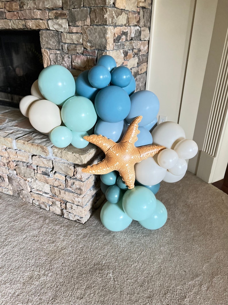 Beach Balloon Garland DIY Kit | Starfish & Number Sold Separately ...