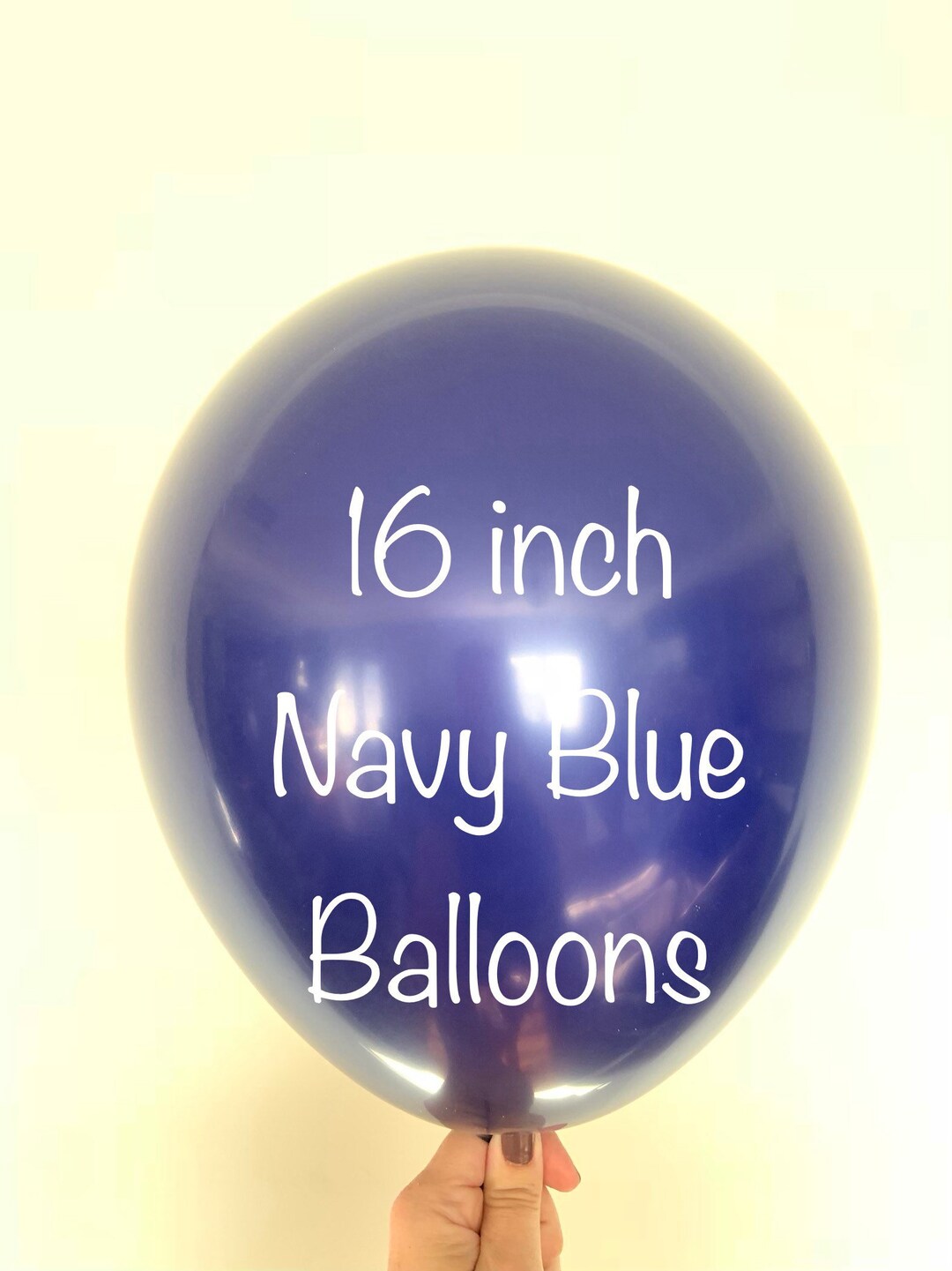 16 Inch Navy Blue Balloons | Navy Blue Latex Balloons | Navy Blue ...