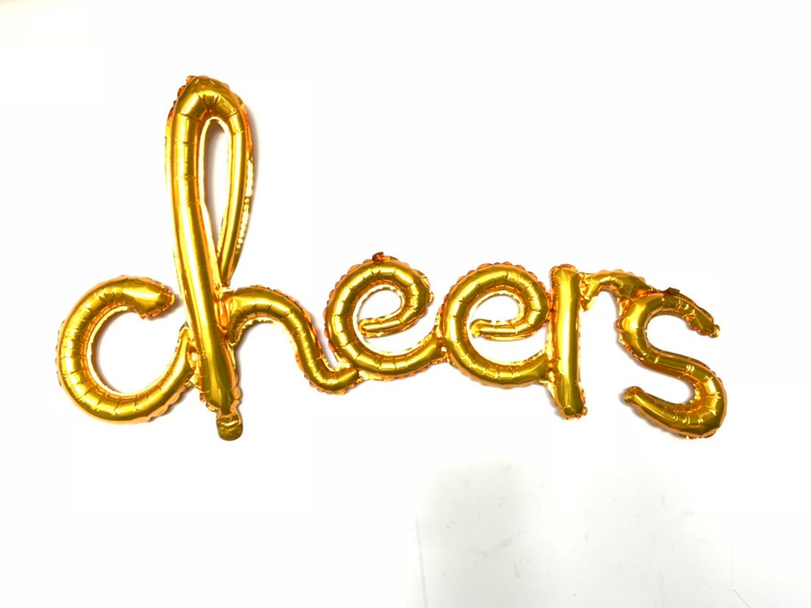 Cheers Balloon Engagement Party Decor Gold Cheers Script - Etsy