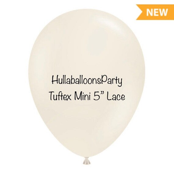 Mini Lace Balloons Neutral Balloons Mini 5 Tuftex Lace - Etsy