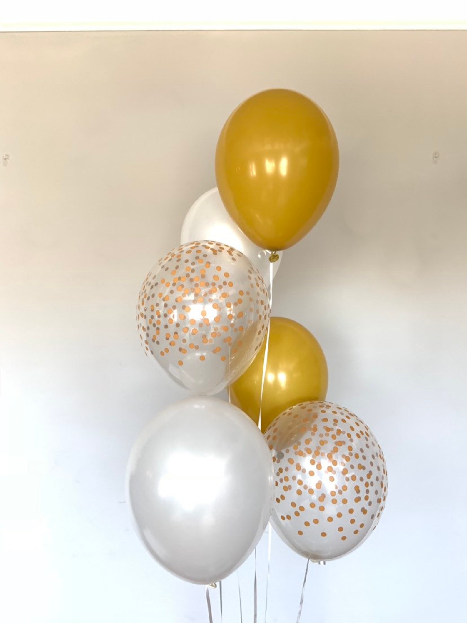 Mustard and White Balloons Honeybee Balloons Beach Bridal - Etsy