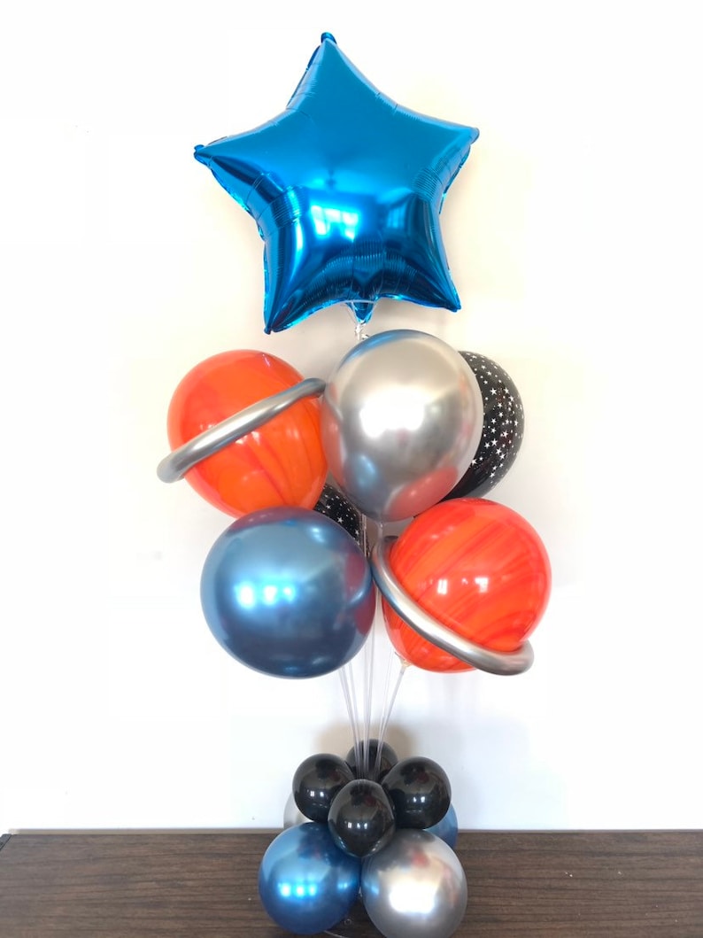 Galaxy Balloons Outerspace Birthday Party Decor Astronaut - Etsy