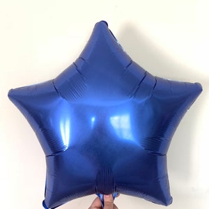 Navy Blue Star Balloon | Twinkle Little Star Balloons | Birthday Party ...