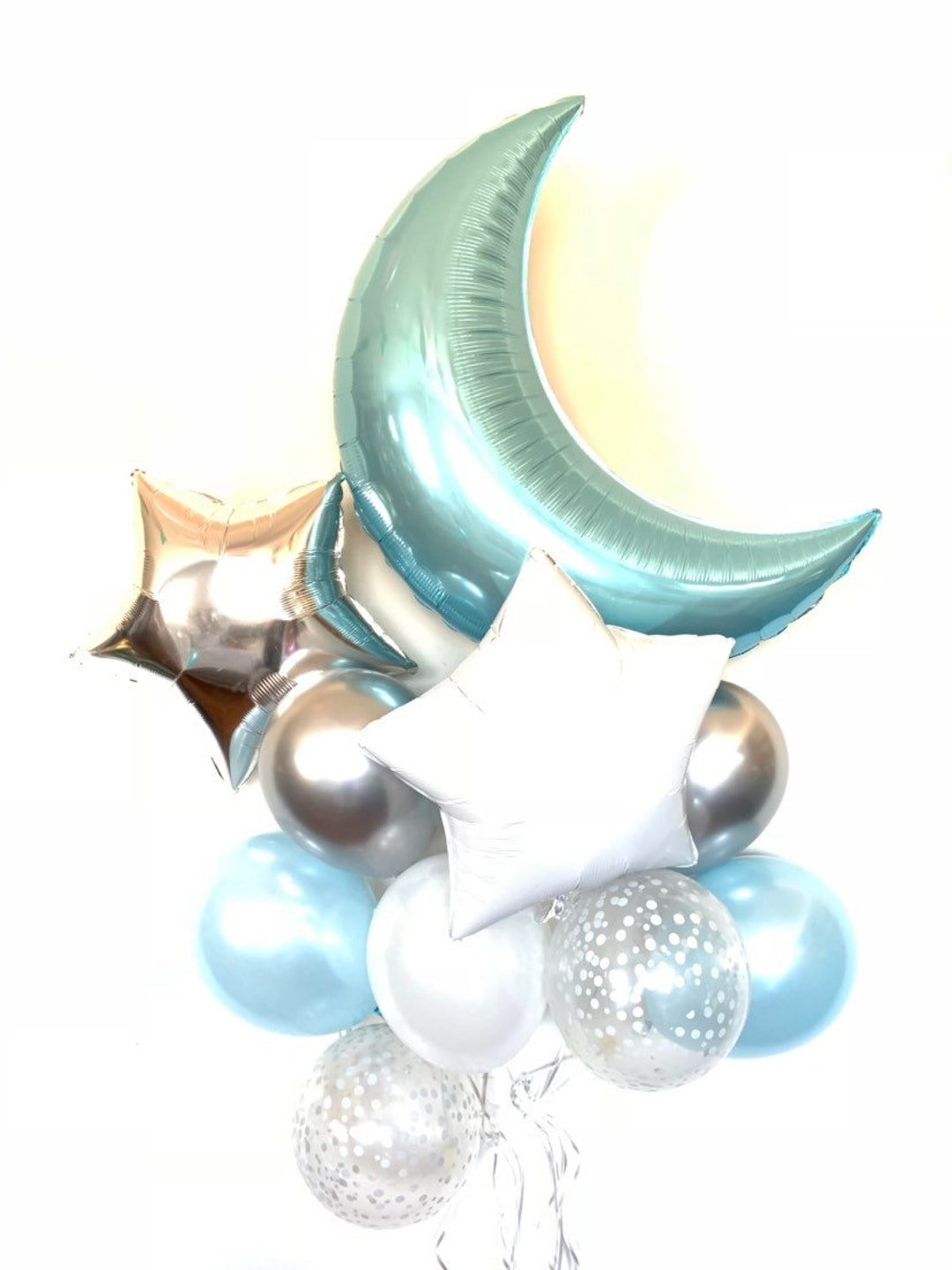 Twinkle Little Star Balloons | Blue Twinkle Little Star Baby Shower ...