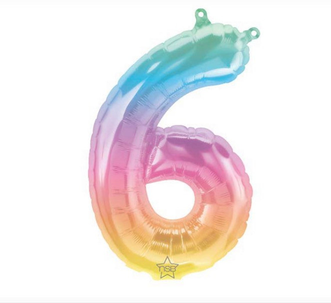6th Birthday Balloons Sixth Birthday Party Decor 6th - Etsy