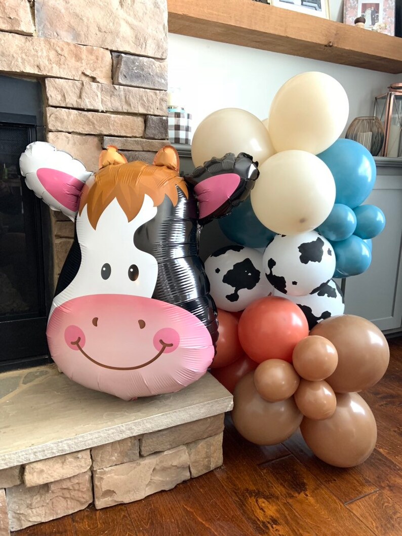 Barnyard Balloon Garland Farm Balloon Garland Oink Moo - Etsy