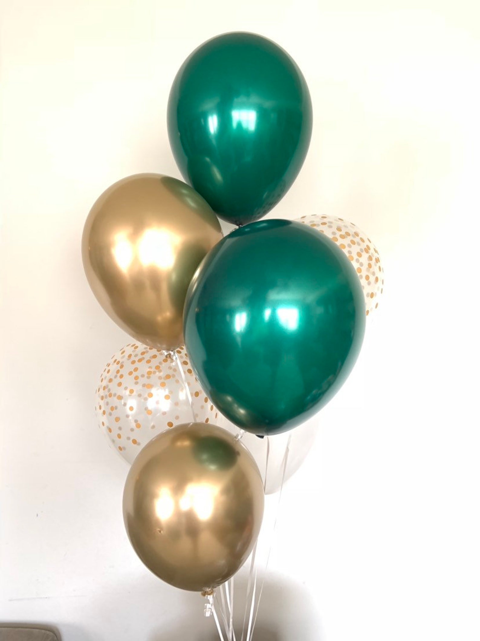 Green and Gold Balloons Green and Gold Bridal Shower Green - Etsy