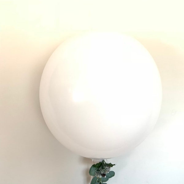 Large White Balloons - Etsy