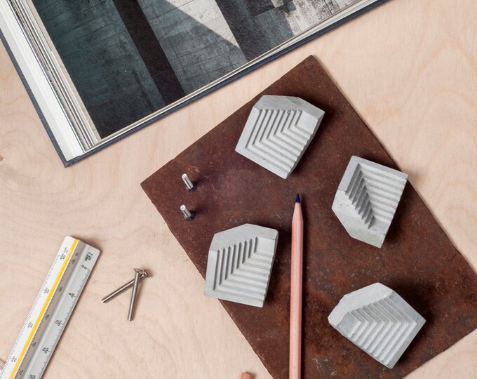 Concrete Knobs for Drawers #8 Brutalist Knobs Architectural Concrete ...