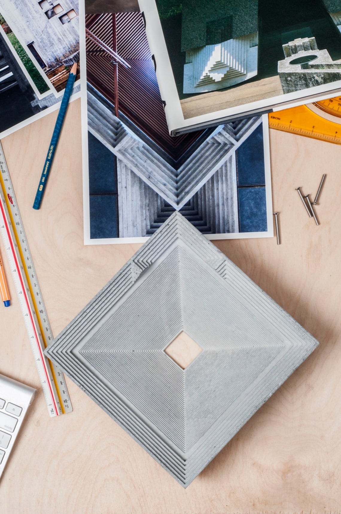 Concrete Handles 1 Brutalist Concrete Handles Brutalist Square Handles ...