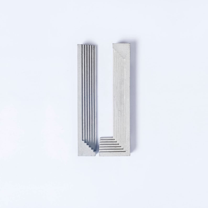 Concrete Brutalist Handles #4 Unique Architectural Concrete Knobs ...