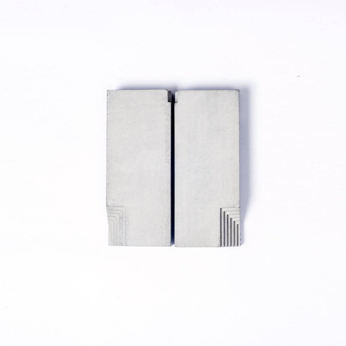 Grey Concrete Handles 6 Wardrobe Handles Minimalist Architectural ...