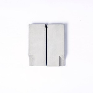Grey Concrete Handles #6 Wardrobe Handles Minimalist Architectural ...