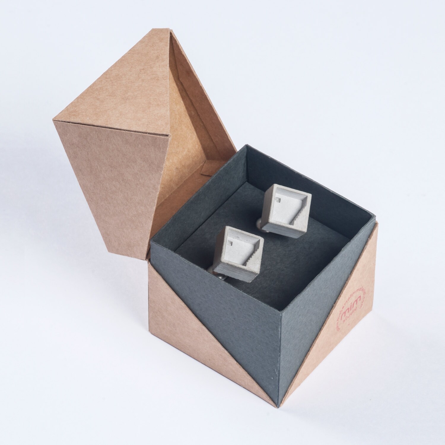 Concrete Formal Cufflinks Miniature Architectural Concrete Jewelry and ...