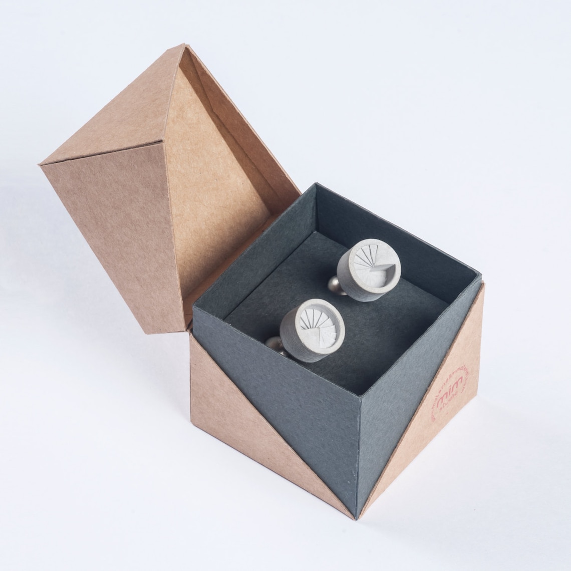 Concrete Formal Cufflinks Spiral Staircase Architect Gift Mens - Etsy