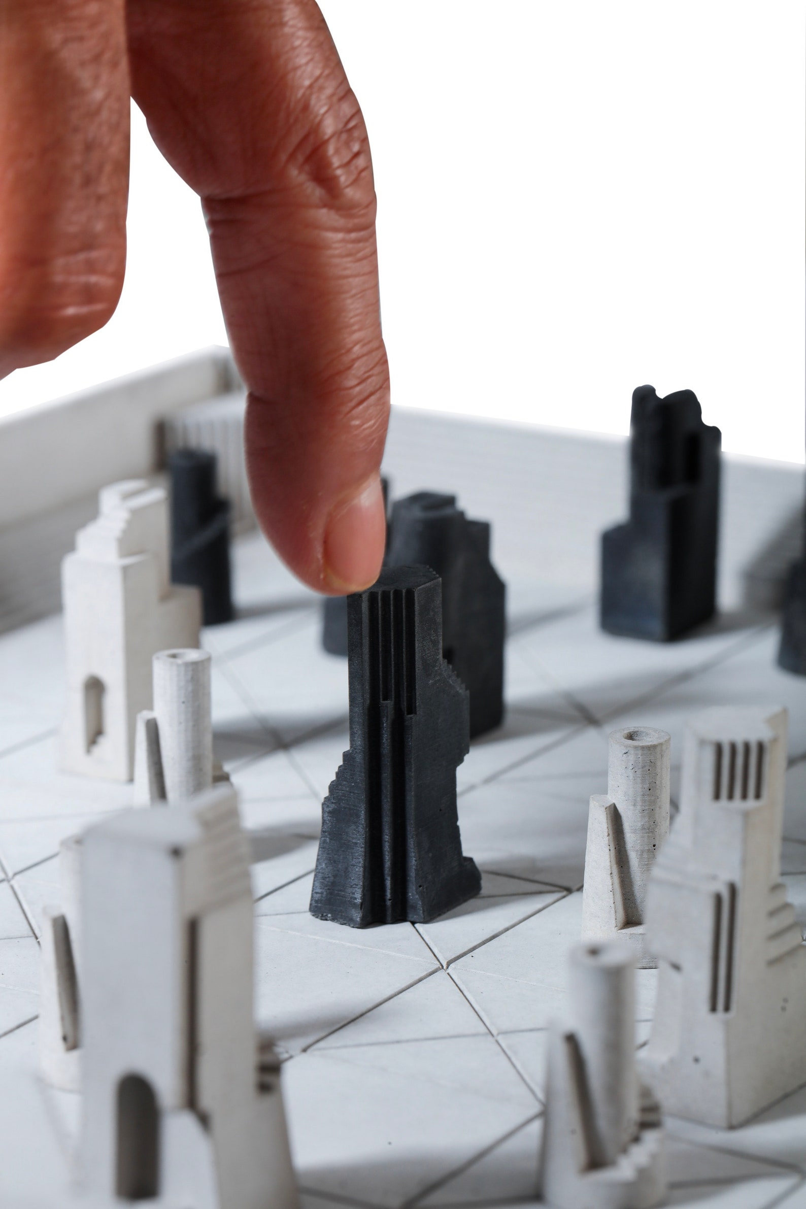 Arena | Concrete Modern Chess Set Beton Brutalism Inspired Unique Chess ...