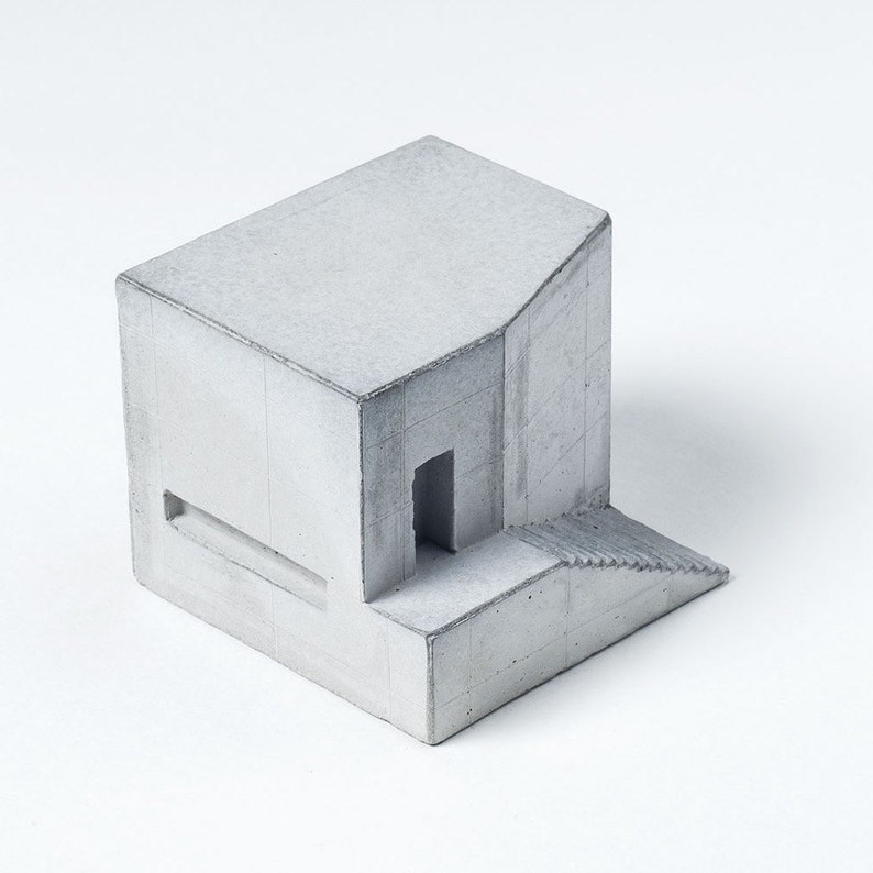 Spaces House # 3 Cement House Model Architect Gift Beton Brutalist ...