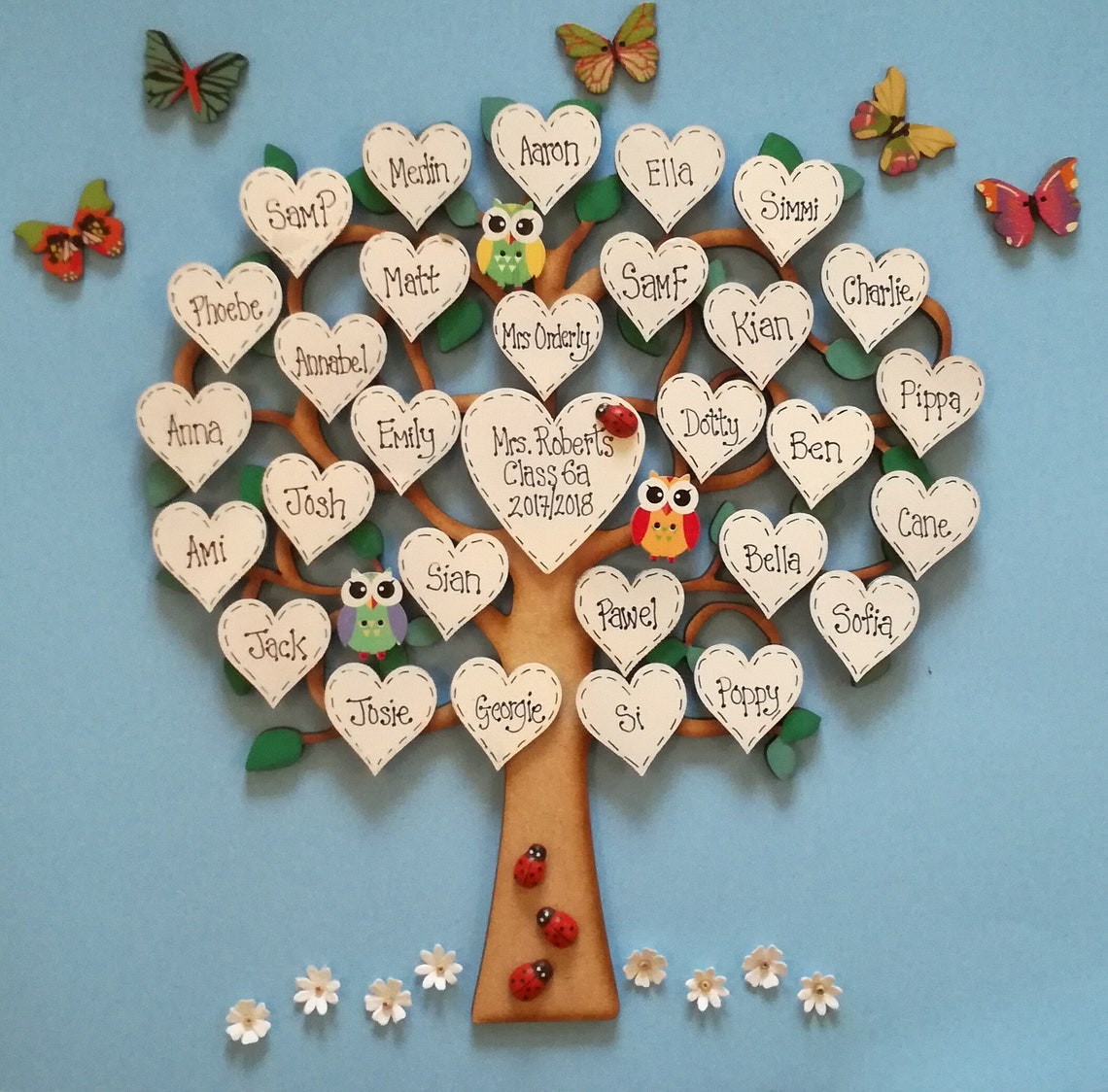 Teacher Gift. Class Tree. Class Family Tree Kit. Make Your Own | Etsy UK
