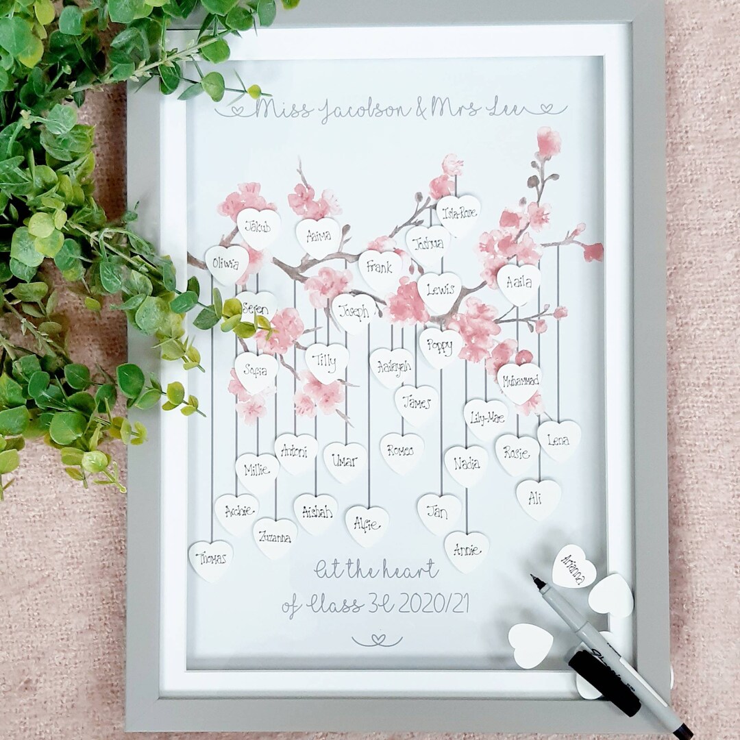 Class Tree. Class Teacher Tree. Teacher Gift. Thank You Teacher School ...