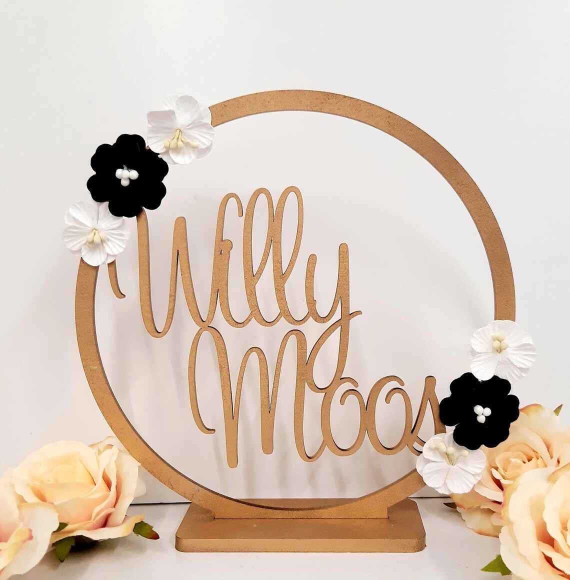 Light up Name Sign on a Stand. Light up Hoop With Name. - Etsy UK