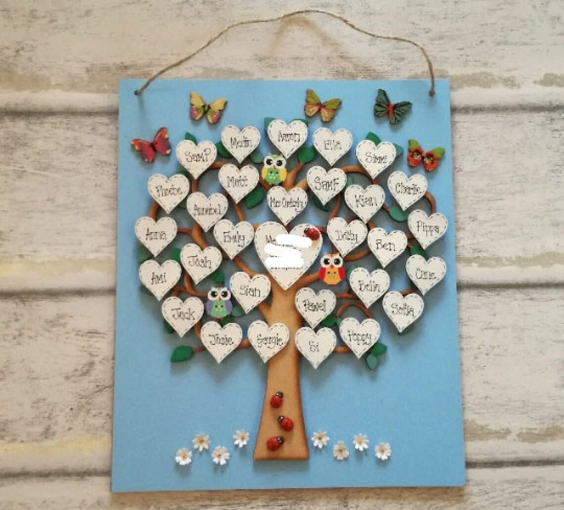 Teacher Gift. Class Tree. Class Family Tree Kit. Make Your Own - Etsy UK