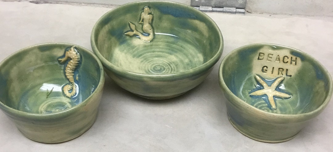 Mermaid, Pottery, Bowl - Etsy