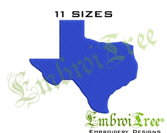 Texas embroidery | Etsy