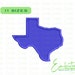 Texas Embroidery Design, Texas Map Embroidery Design, Machine ...