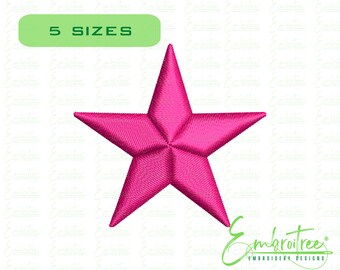 Star Embroidery Design. Machine Embroidery Design. Mini Star Embroidery ...