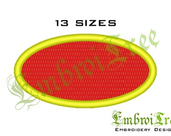 Oval Embroidery | Etsy