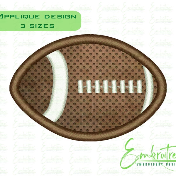 Football Applique - Etsy