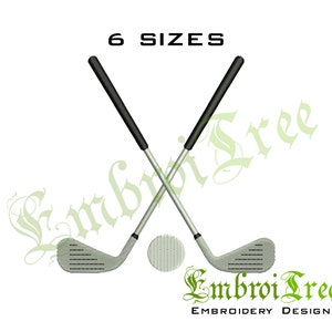 Golf Embroidery Design. Golf Club Embroidery Design. Golf - Etsy