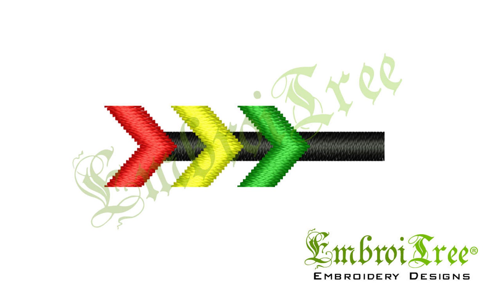 Arrow Embroidery Design Machine Embroidery Split Arrow Designs | Etsy