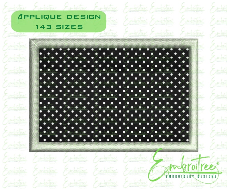 Rectangle Applique Design Machine Embroidery Rectangle Frame Applique ...