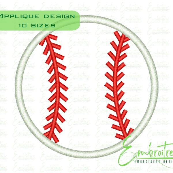 Baseball Monograms Embroidery - Etsy