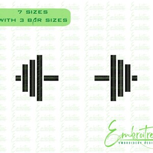 Gym Embroidery - Etsy