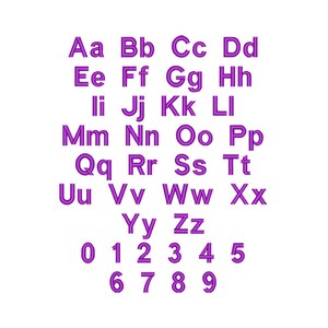 Block Font Embroidery Design Block Embroidery Font Machine Embroidery ...