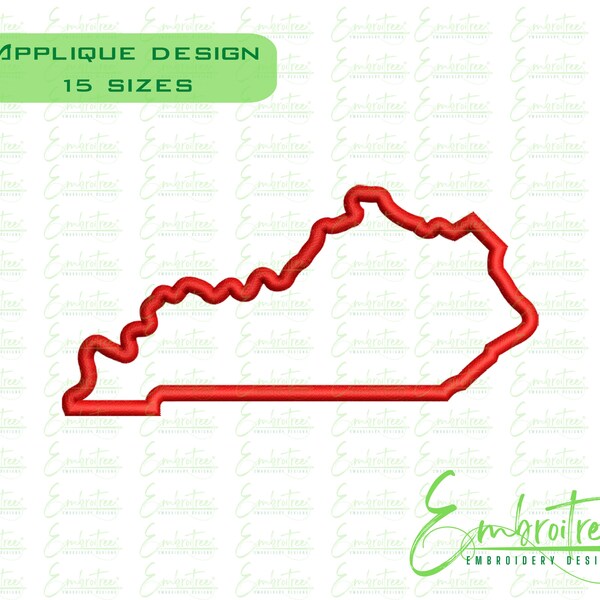 State Applique - Etsy