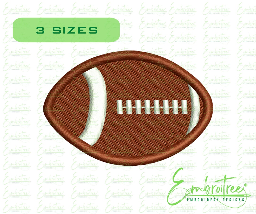 Mini Football Embroidery Design, Sports Machine Embroidery File - Etsy