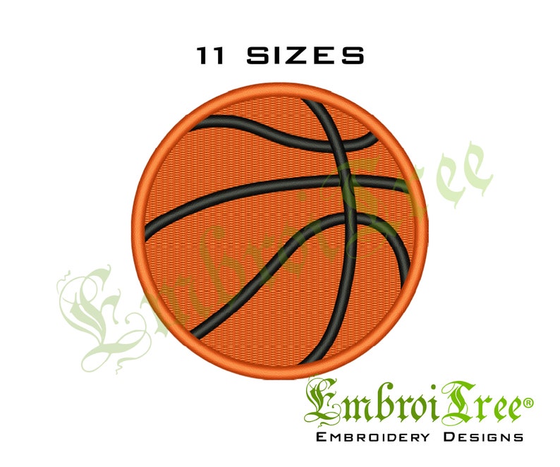 Basketball Embroidery Design Machine Embroidery Designs - Etsy