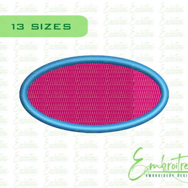 Oval Embroidery - Etsy