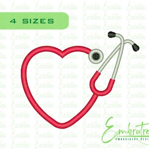 Medical Embroidery Designs Nurse Embroidery Nurse Stethoscope - Etsy India