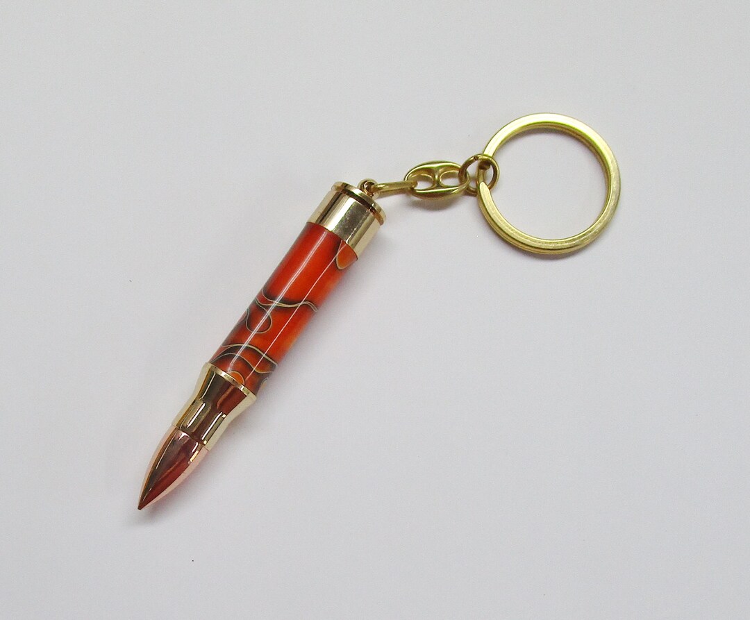 Small Bullet Key Ring - Etsy