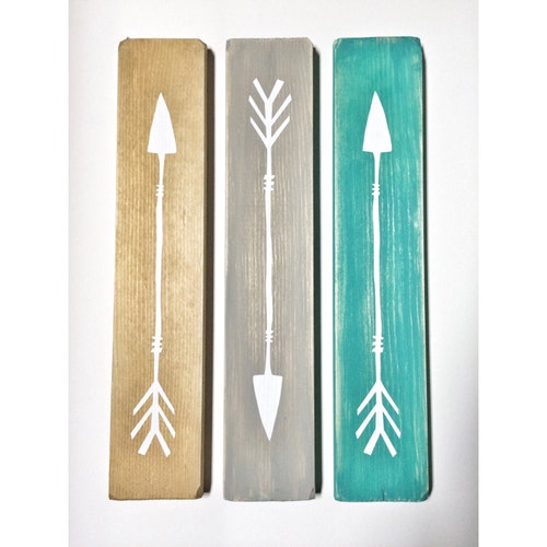 Rustic Arrows Wooden Arrows Farmhouse Decor Nursery - Etsy