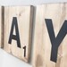 Giant Scrabble Tile Letters, Jumbo Wooden Kids Tile Wall Art, Large ...