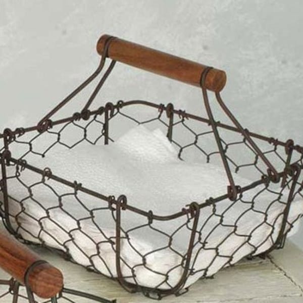 Chicken Wire Baskets - Etsy
