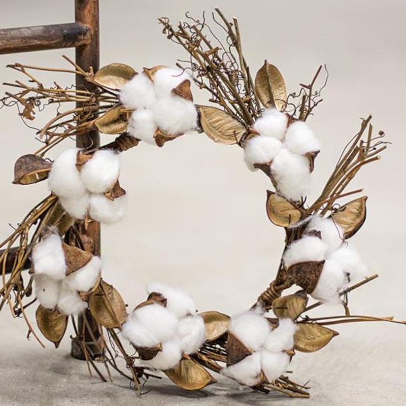 Cotton Blossom Wreaths - Etsy