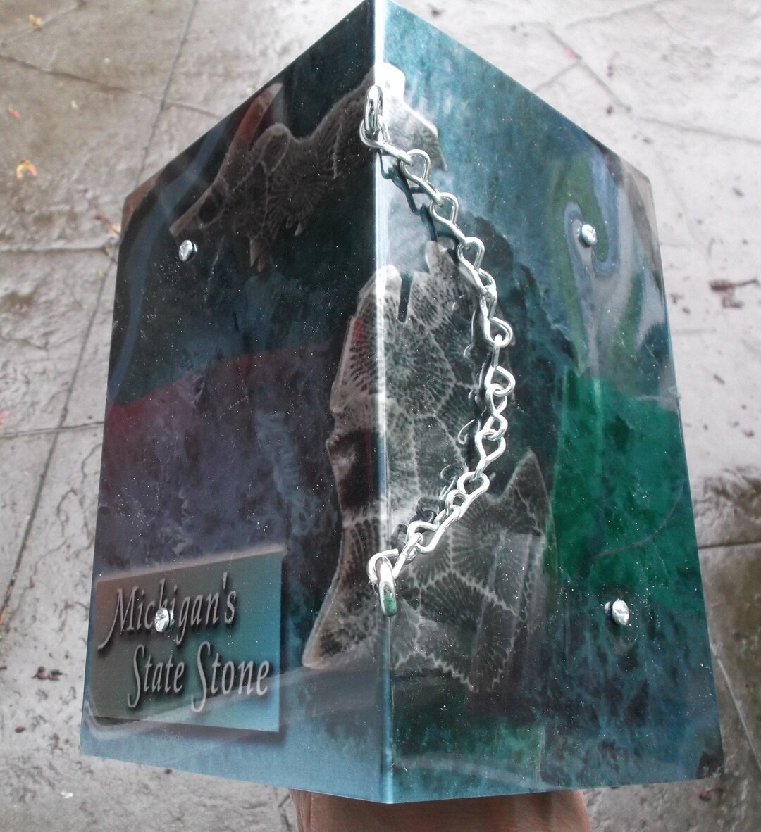 Petoskey Stone Michigan Birdhouse Aluminum Roof Song Bird Box Wren - Etsy