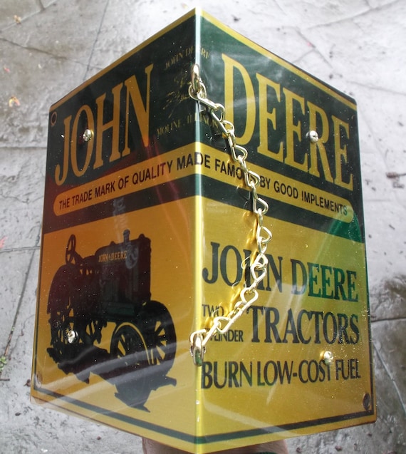 John Deere Tractors Birdhouse Aluminum Roof Song Bird Box Wren | Etsy