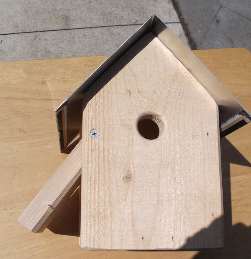 John Deere Tractors birdhouse aluminum roof song bird box wren | Etsy